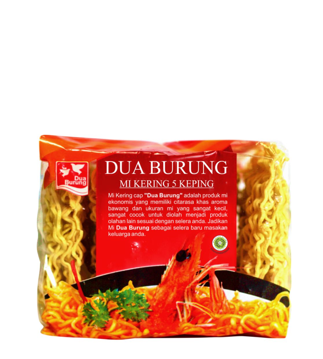 Mi Kering Dua Burung Isi 5 Keping - Kecap Sawi